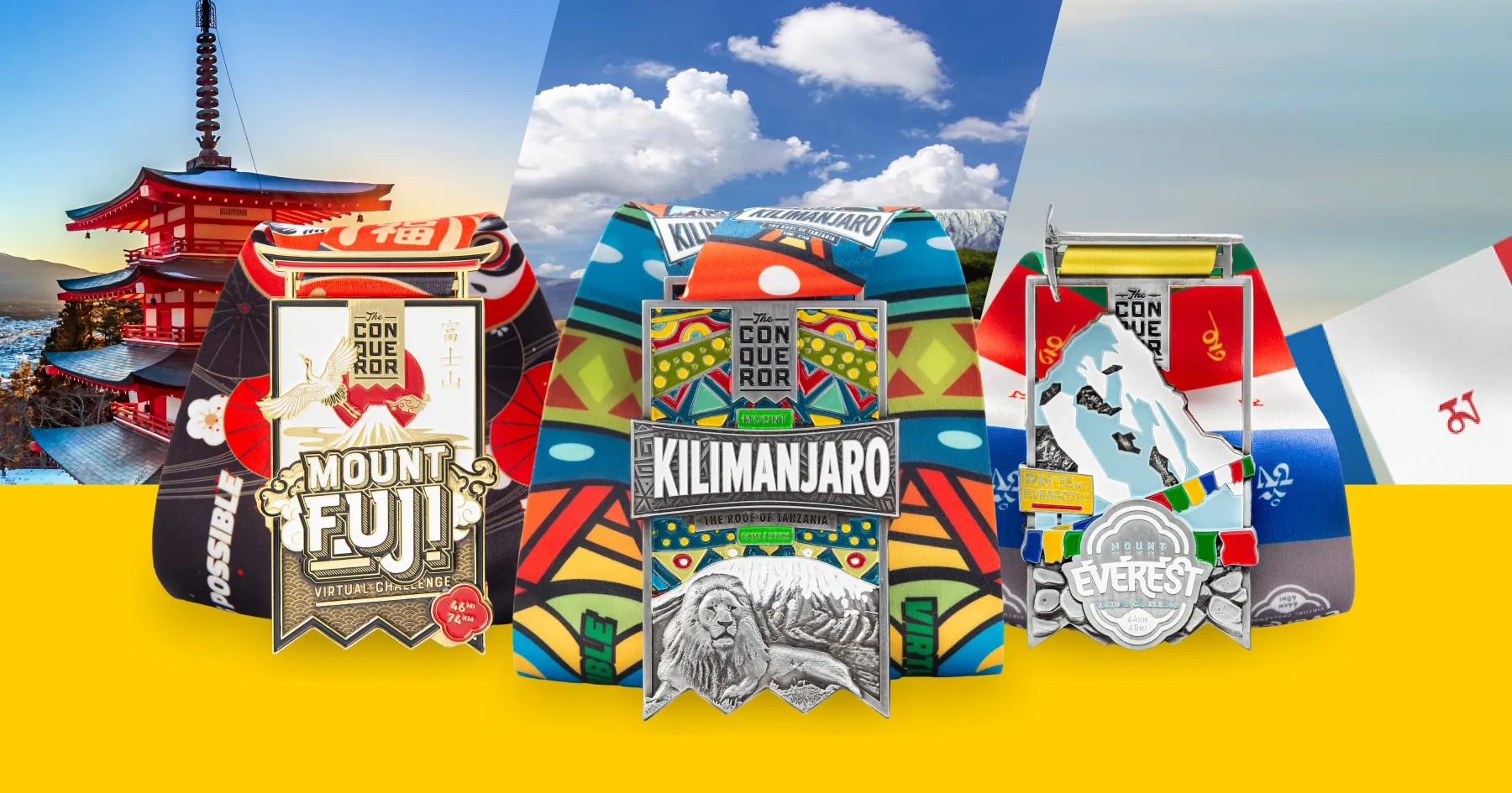 Conqueror Mount Pack | The Conqueror Virtual Challenges