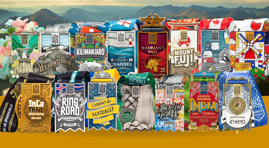 All the Conqueror Virtual Challenges | The Conqueror Virtual Challenges