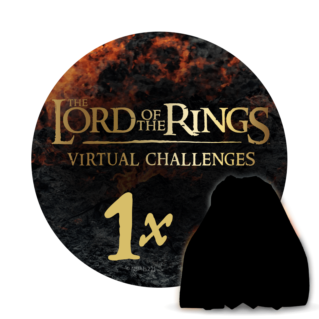 1x THE LORD OF THE RINGS Challenge Entry Medal The Conqueror