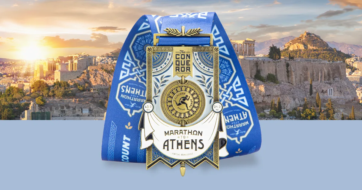 Marathon to Athens Virtual Challenge | The Conqueror Challenges