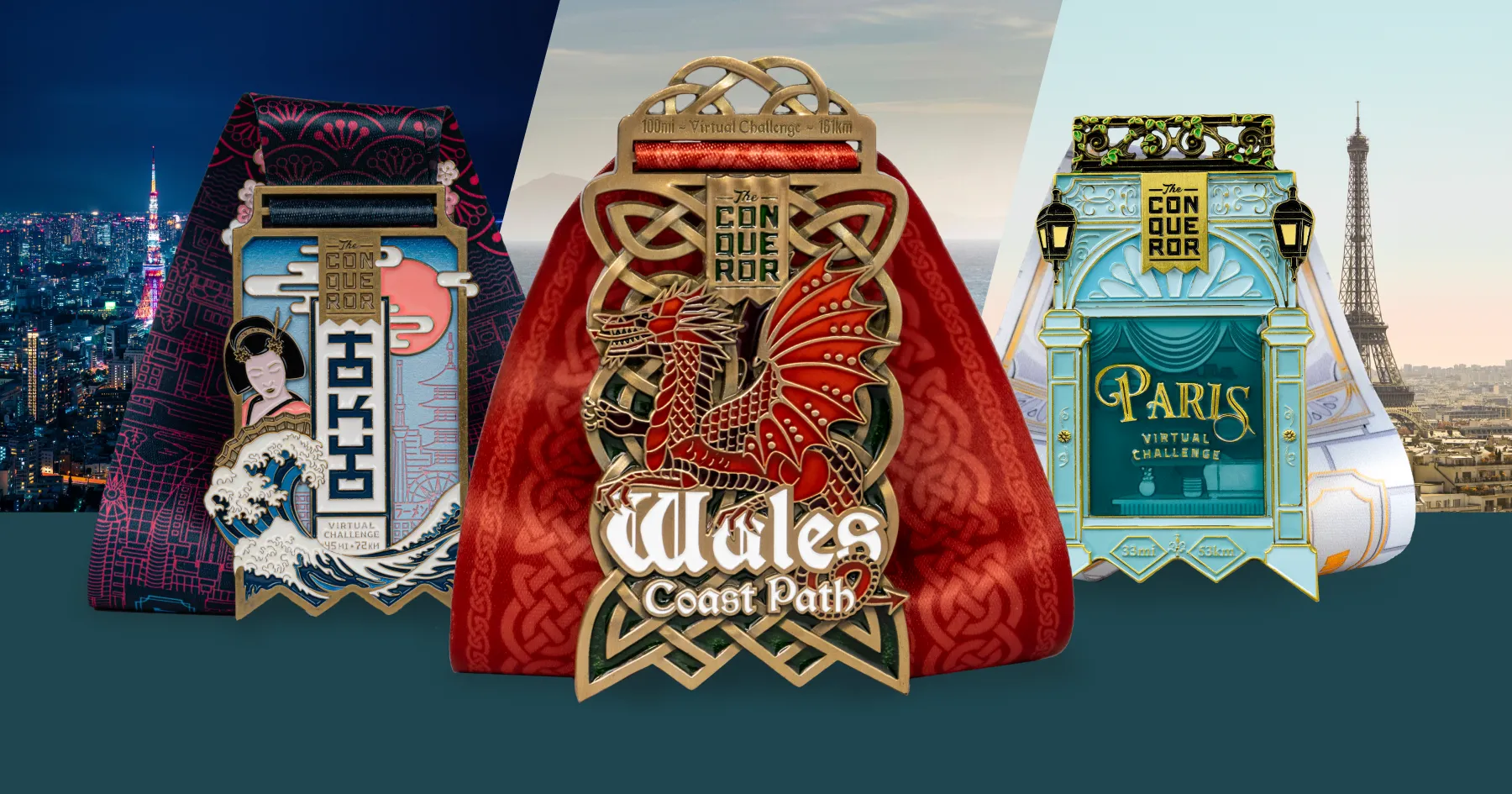 Transcontinental Trek - Tokyo, Paris & Wales Coast Path